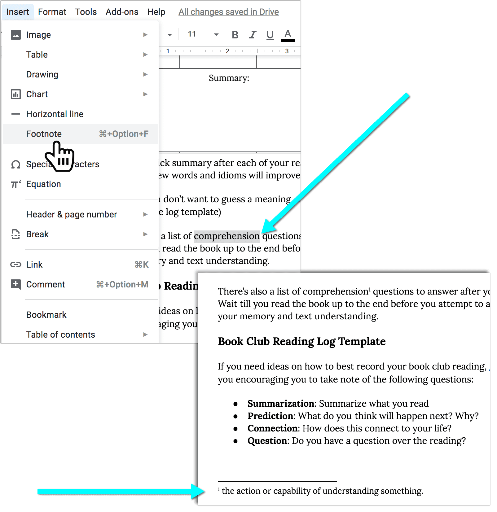 How To Add Footnotes In Google Docs ZOHAL