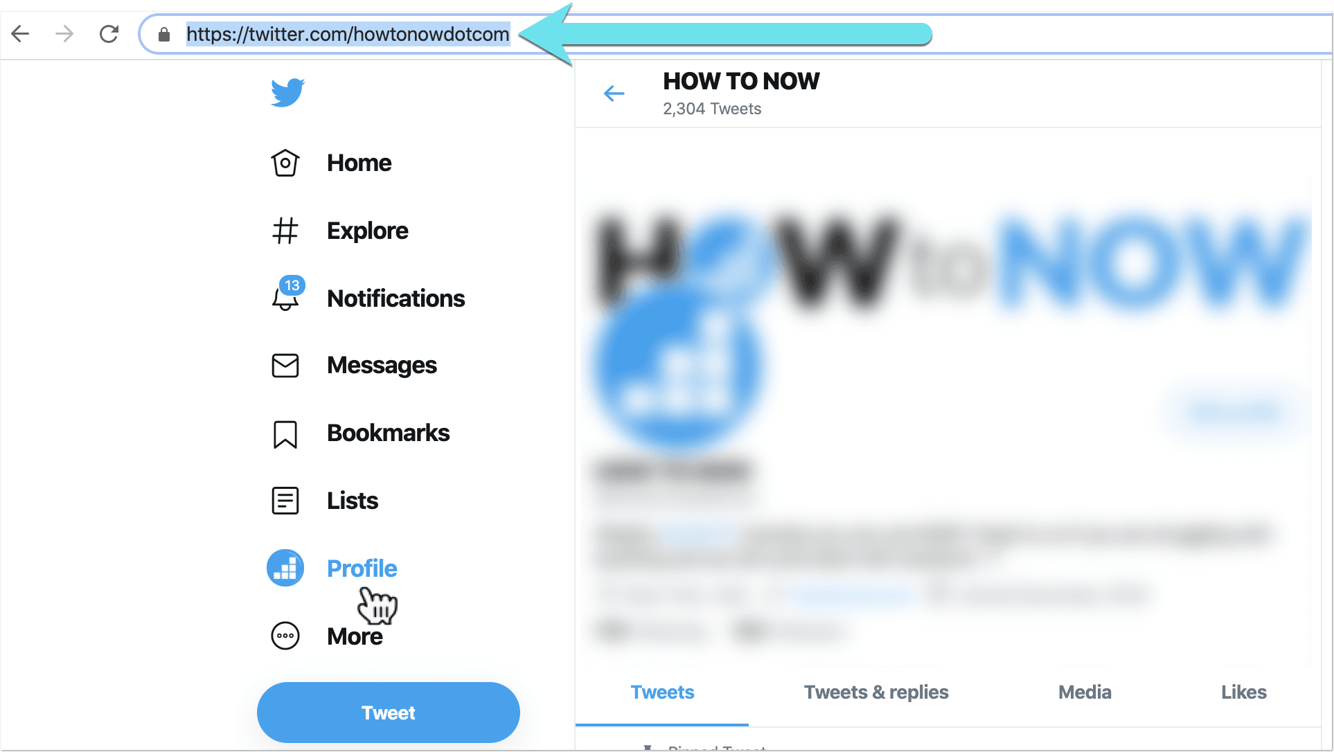 Kaip rasti „Twitter“ URL, kurį galėtumėte bendrinti „Instagram ...